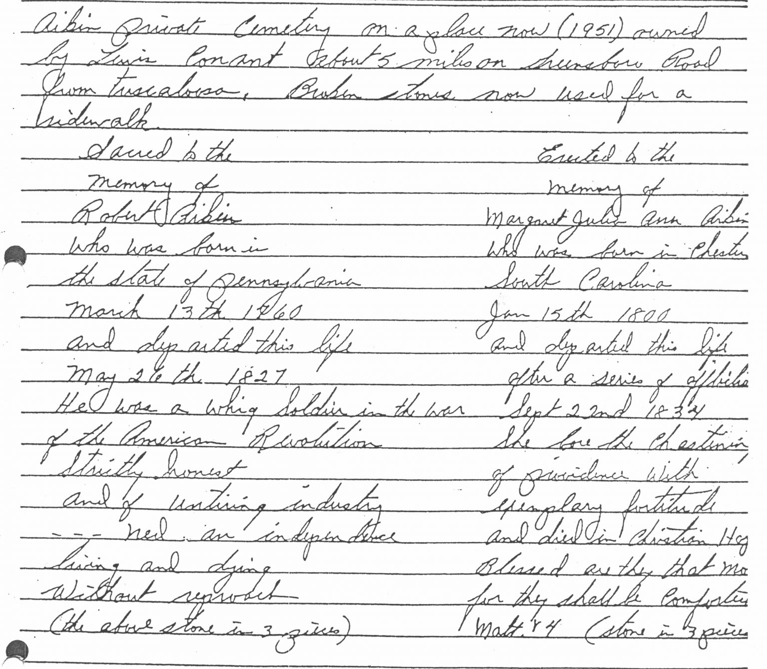 Robert Aiken & Esther Gaston – Lundeen Family Tree